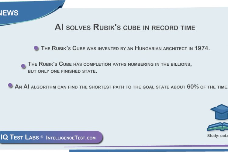 AI solves Rubik's cube in record time - Intelligence and brain research ...