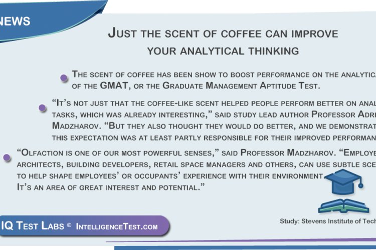 Just the scent of coffee can improve your analytical thinking ...