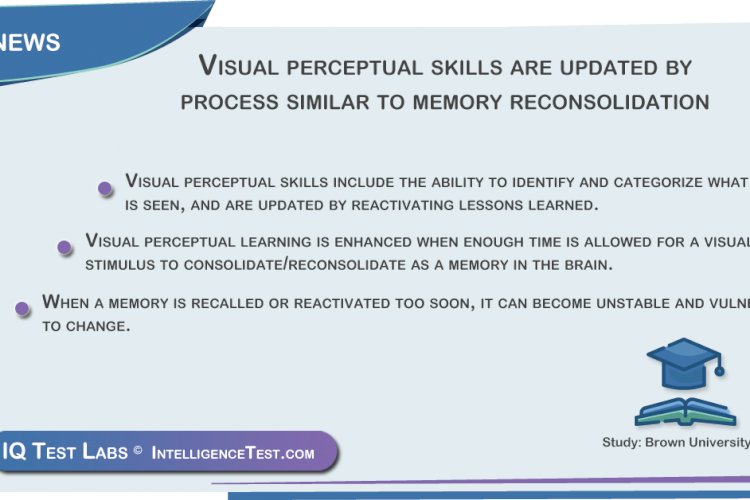 Visual perceptual skills are updated by process similar to memory ...