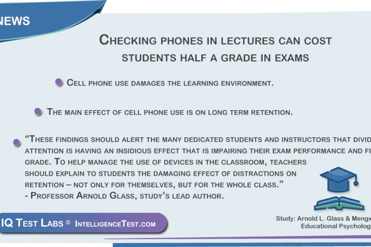 Checking phones in lectures can cost students half a grade in exams ...
